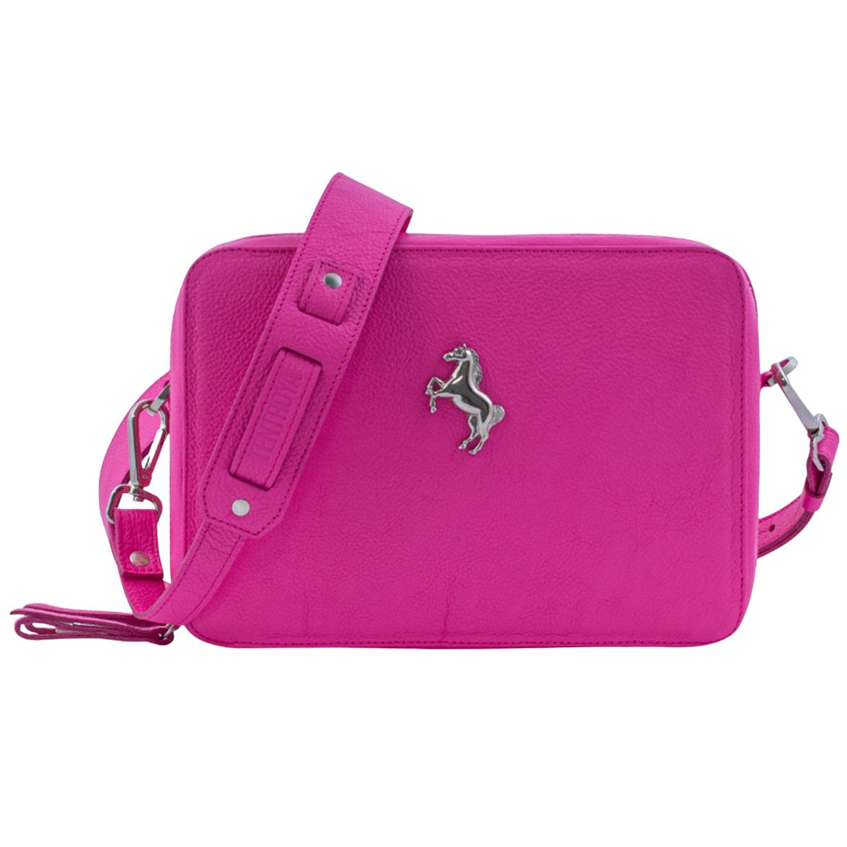 Med Skye Bag Pink - Fuchsia Leather Crossbody Bag | Tentroya – Tentroya-US
